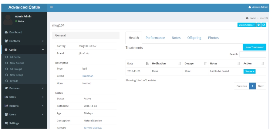Advanced Cattle Manager by tjmugova | CodeCanyon