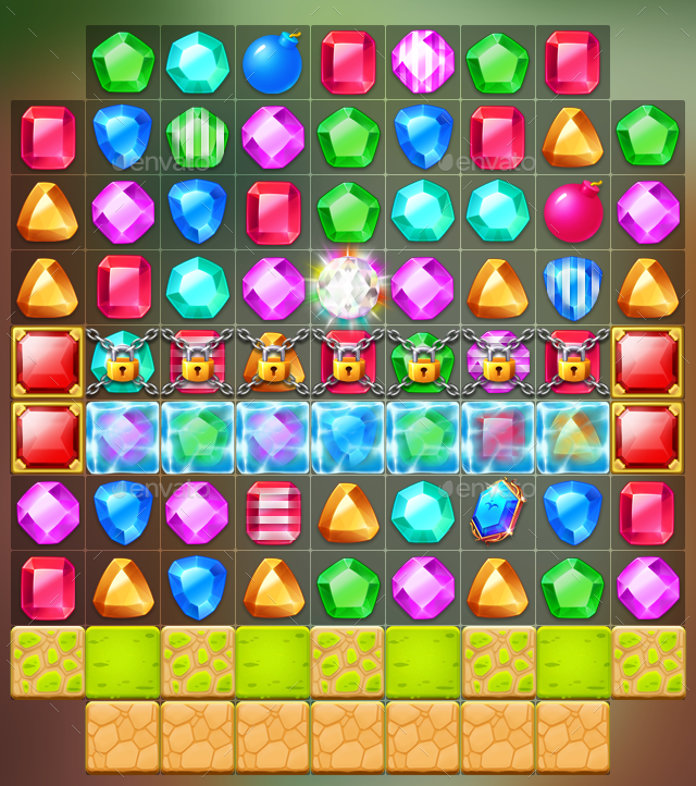 Match 3 Game Assets, Game Assets | GraphicRiver
