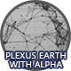 Earth - Black and White Plexus With Alpha, Motion Graphics | VideoHive