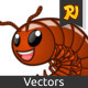 Millipede Cartoon Character, Vectors | GraphicRiver