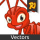 Red Ant Cartoon Character, Vectors | GraphicRiver