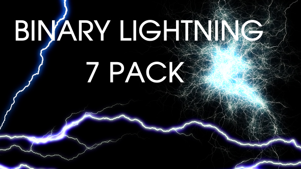 Binary Lightning (Pack of 7), Motion Graphics | VideoHive