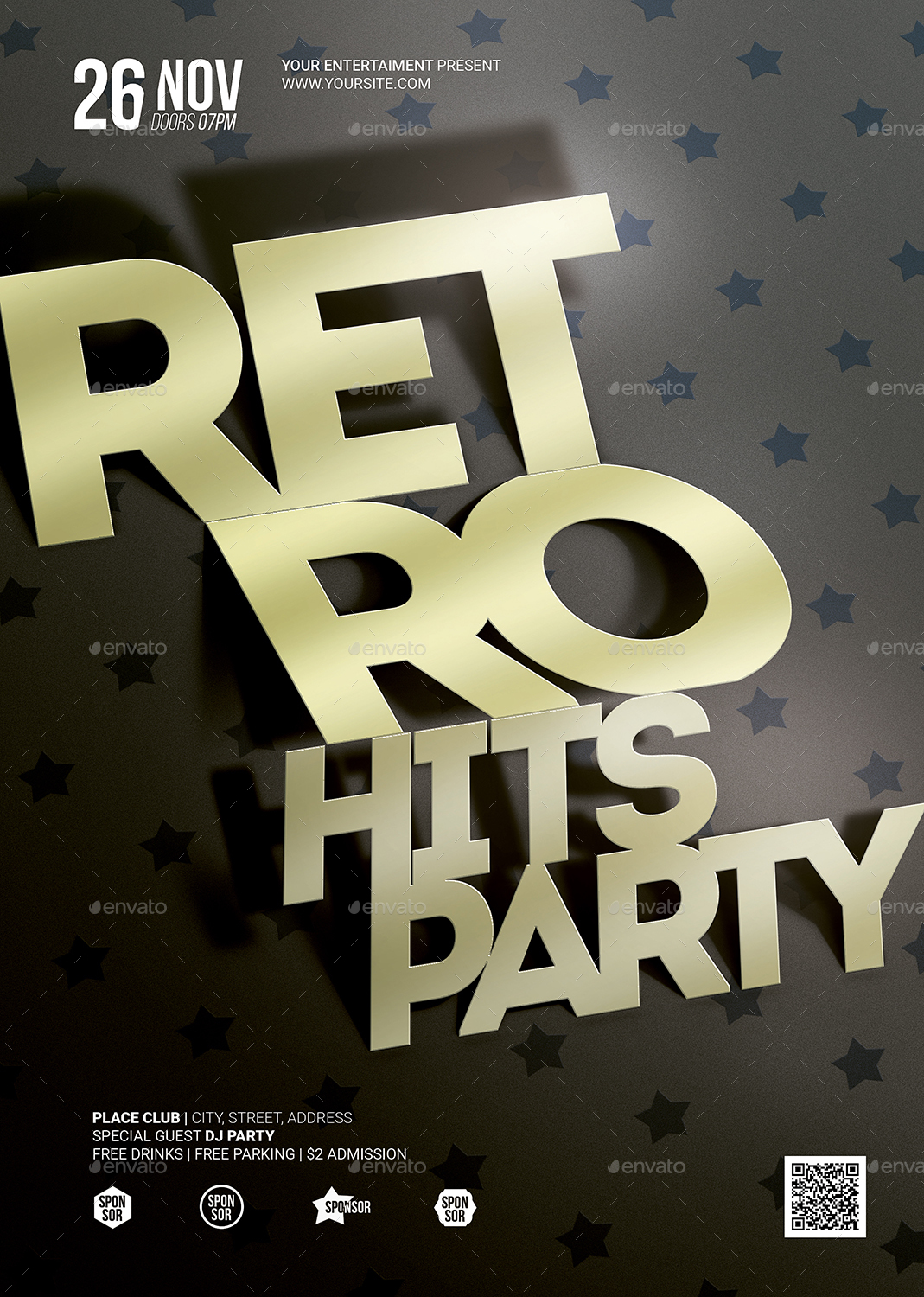 Modern Poster Template by FonDrakes | GraphicRiver