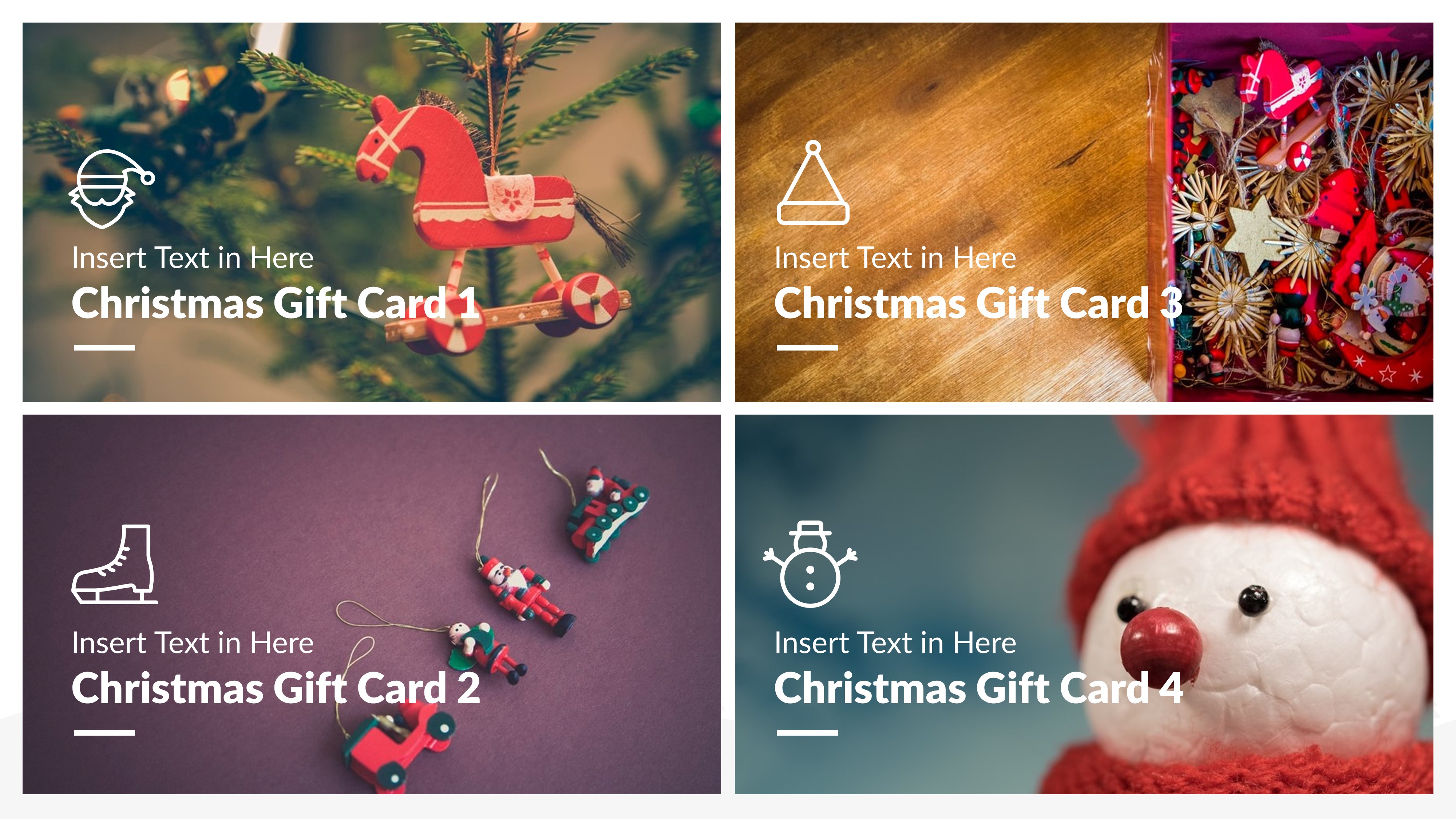 Christmas Package Business PowerPoint Template, Presentation Templates