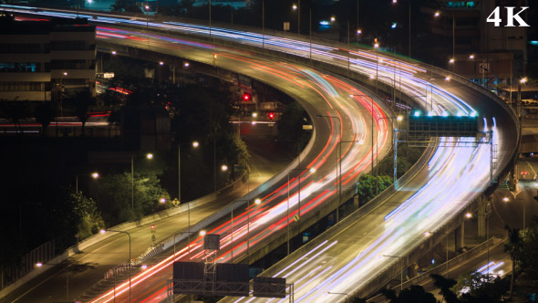 Night City Traffic, Stock Footage | VideoHive
