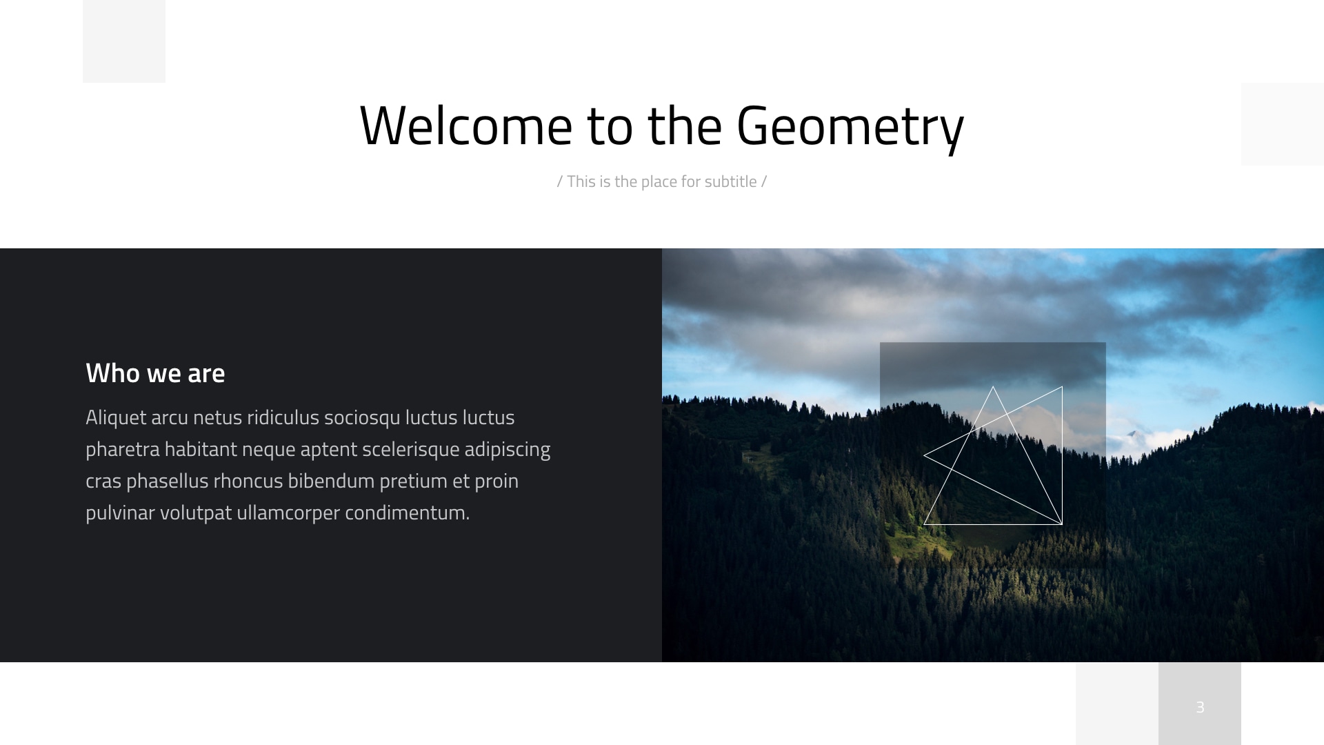 Geometry Keynote Presentation Template, Presentation Templates ...