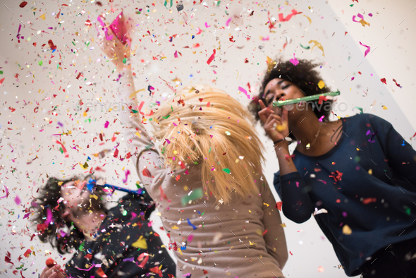 confetti party Stock Photo by dotshock | PhotoDune