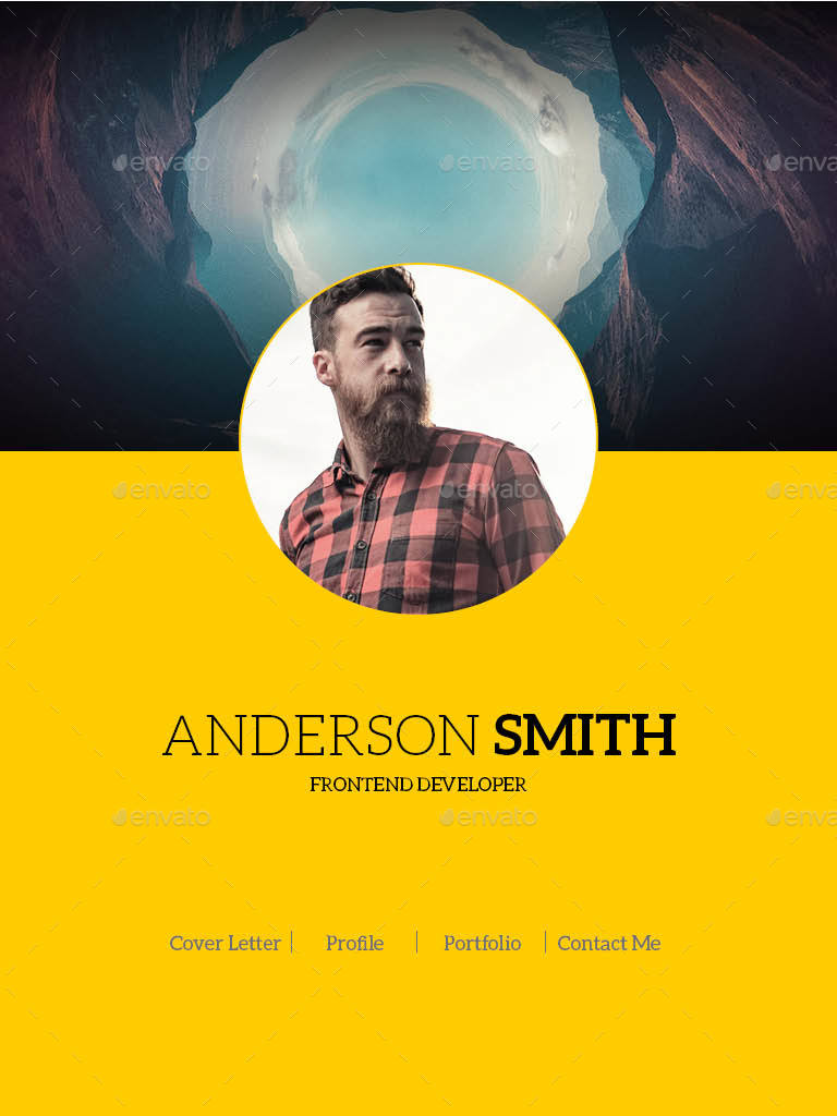 Interactive Resume / CV Template, ePublishing | GraphicRiver