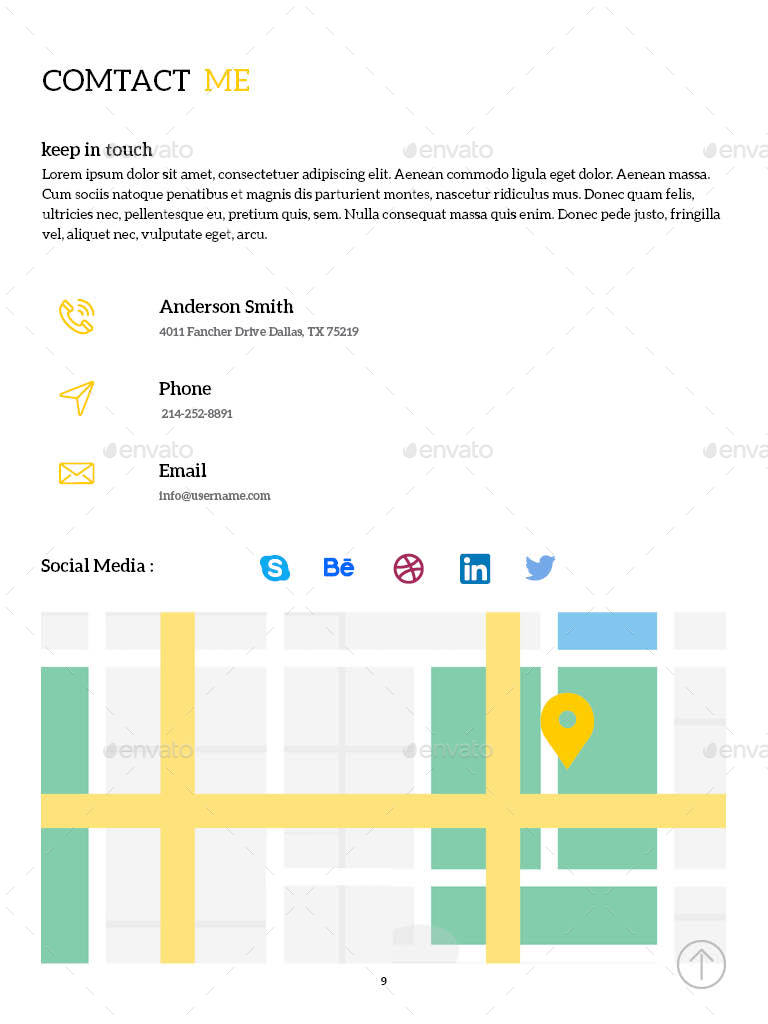 Interactive Resume / CV Template, ePublishing | GraphicRiver
