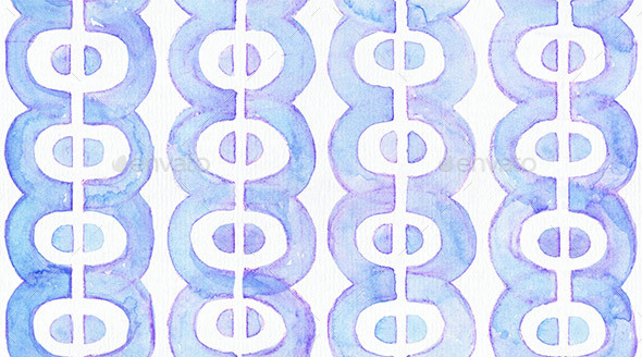 Blue Watercolor Patterns Pack by Yokunen | GraphicRiver