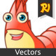Shrimp Cartoon Character, Vectors | GraphicRiver