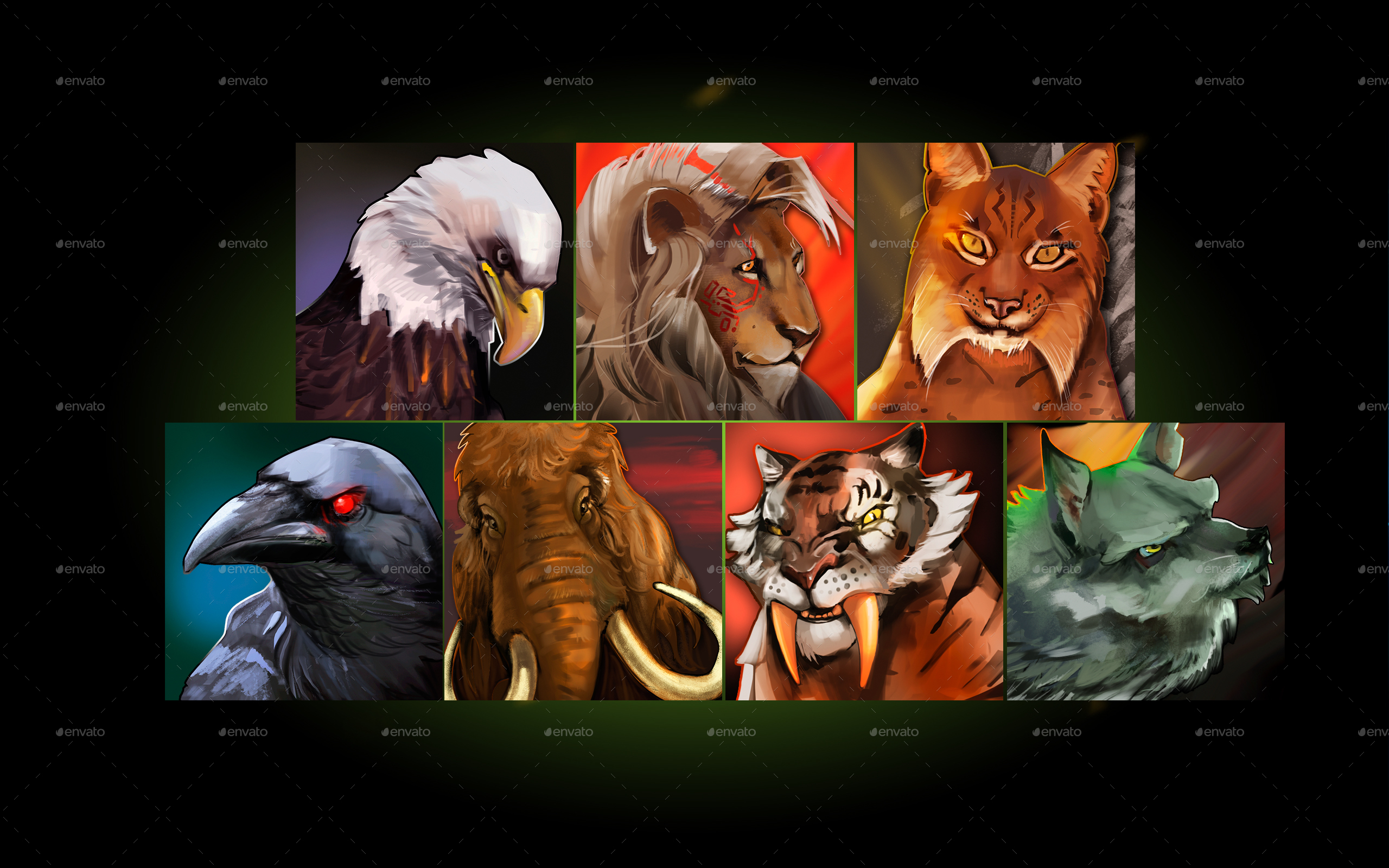 Animals Icons Pack, Game Assets | GraphicRiver