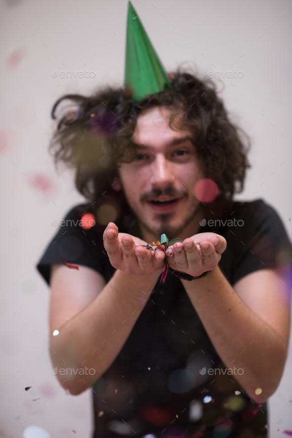 confetti man on party Stock Photo by dotshock | PhotoDune