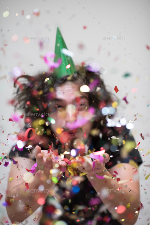 confetti man on party Stock Photo by dotshock | PhotoDune