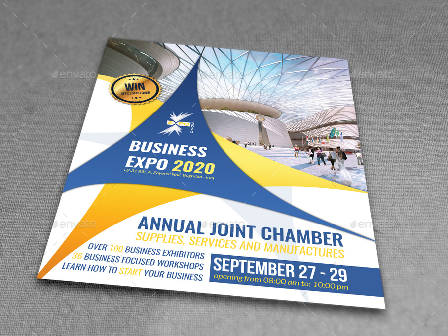 Business Expo Flyer Template, Print Templates | GraphicRiver