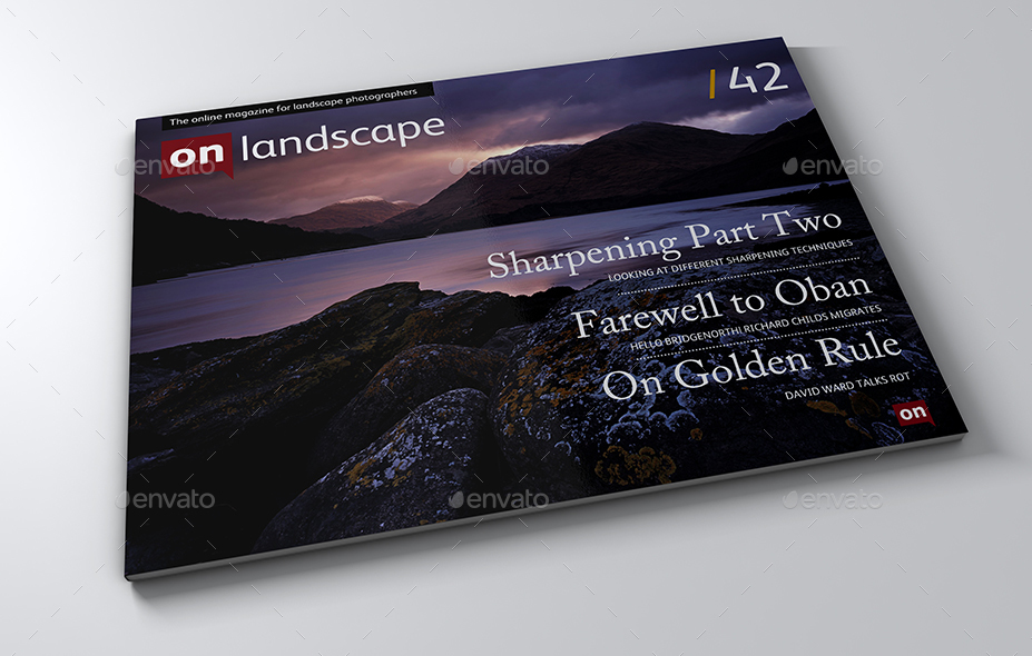 Landscape Magazine Mock up, Graphics | GraphicRiver