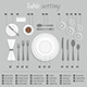 Table Setting, Vectors | GraphicRiver