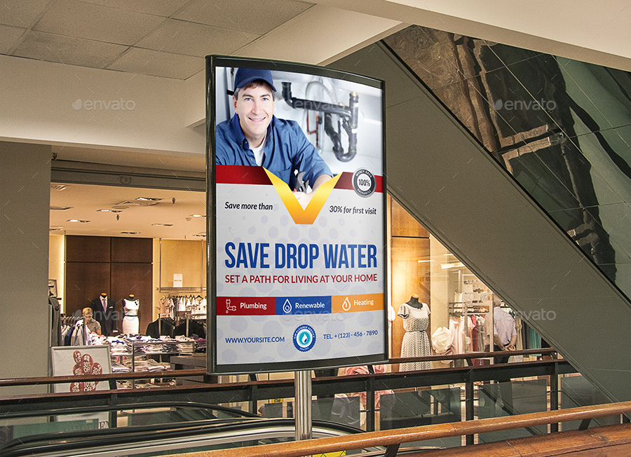 Plumber Service Poster Template, Print Templates | GraphicRiver