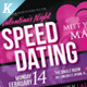 Speed Dating Flyer Templates, Print Templates | GraphicRiver