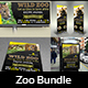 Zoo Advertising Bundle, Print Templates | GraphicRiver