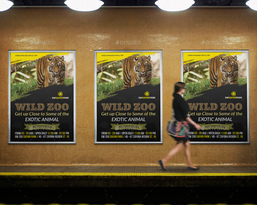 Zoo Advertising Bundle, Print Templates | GraphicRiver