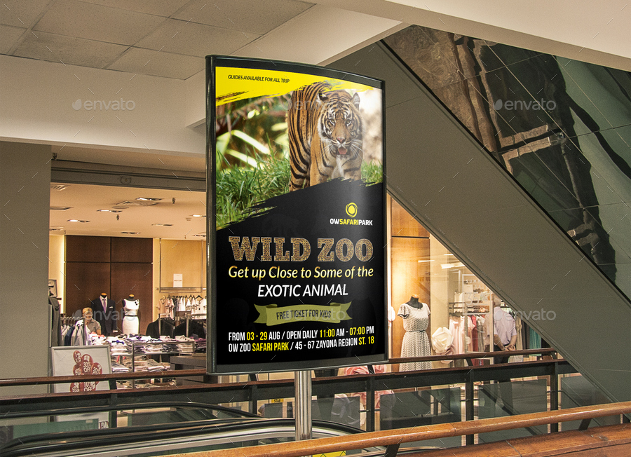 Zoo Advertising Bundle, Print Templates | GraphicRiver