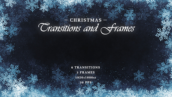 Christmas Transitions & Frames, Motion Graphics | VideoHive