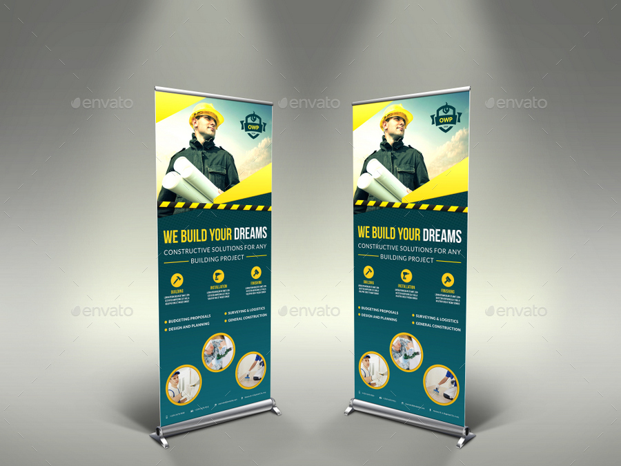 Construction Advertising Bundle Vol.4, Print Templates | GraphicRiver