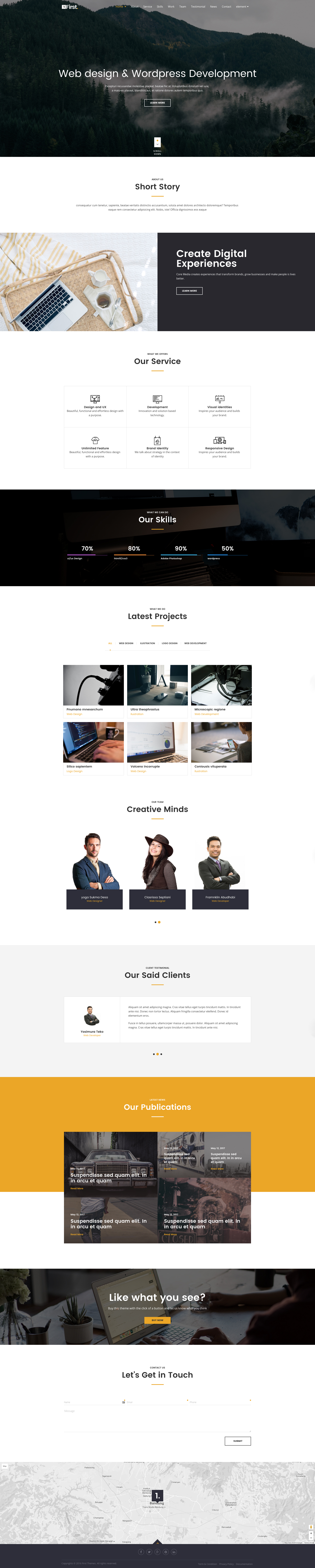 Creative Template Modern HTML Portfolio by zurisch | ThemeForest