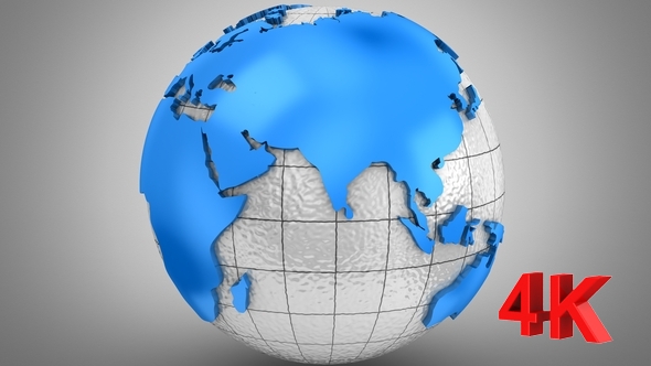 Rotating of Earth, Motion Graphics | VideoHive