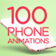 100 Minimal Phone Animations, After Effects Project Files | VideoHive