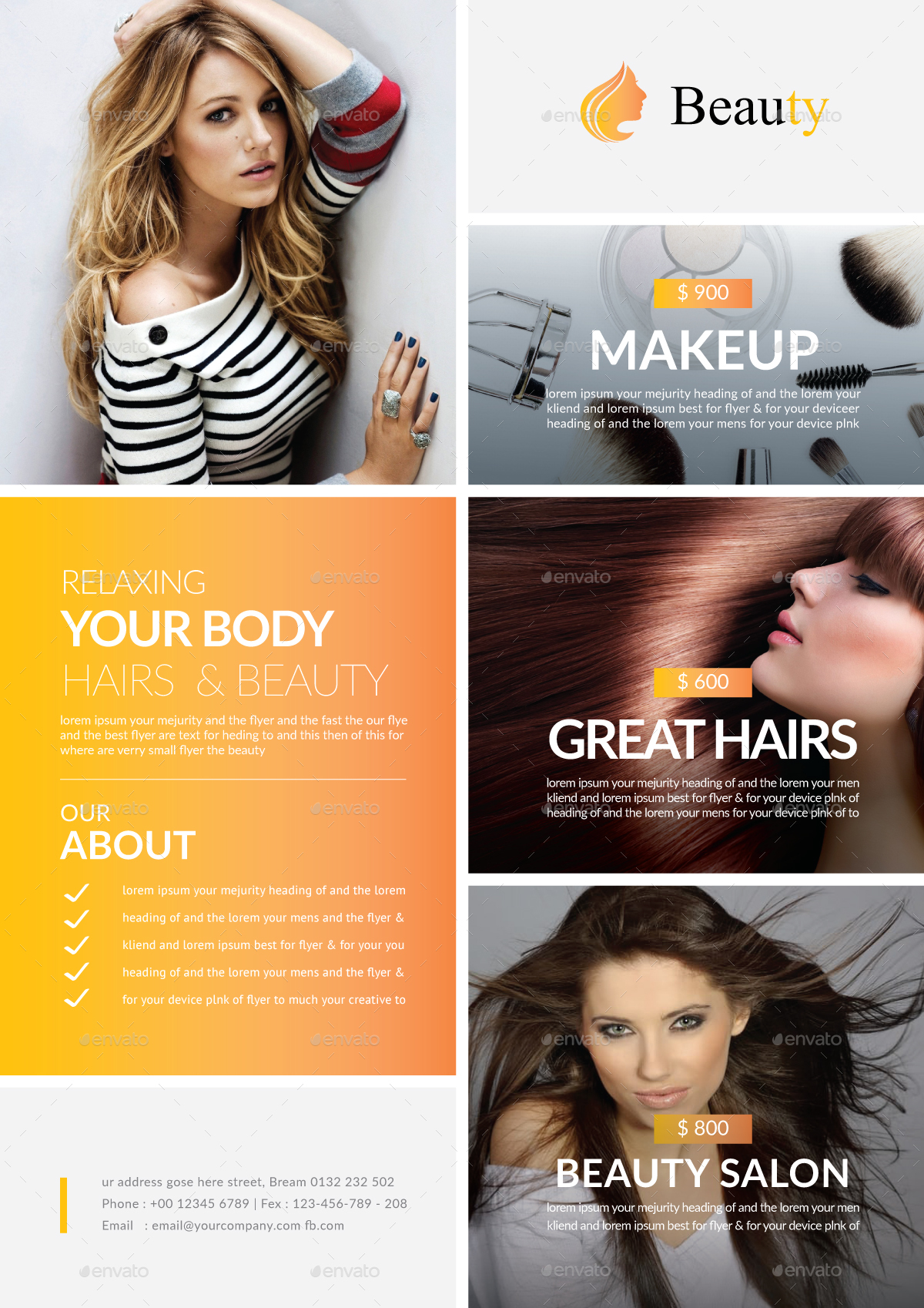 Beauty flyer by CreativeCursor | GraphicRiver