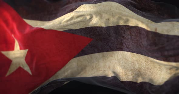 Old Cuba Flag Waving, Motion Graphics | VideoHive