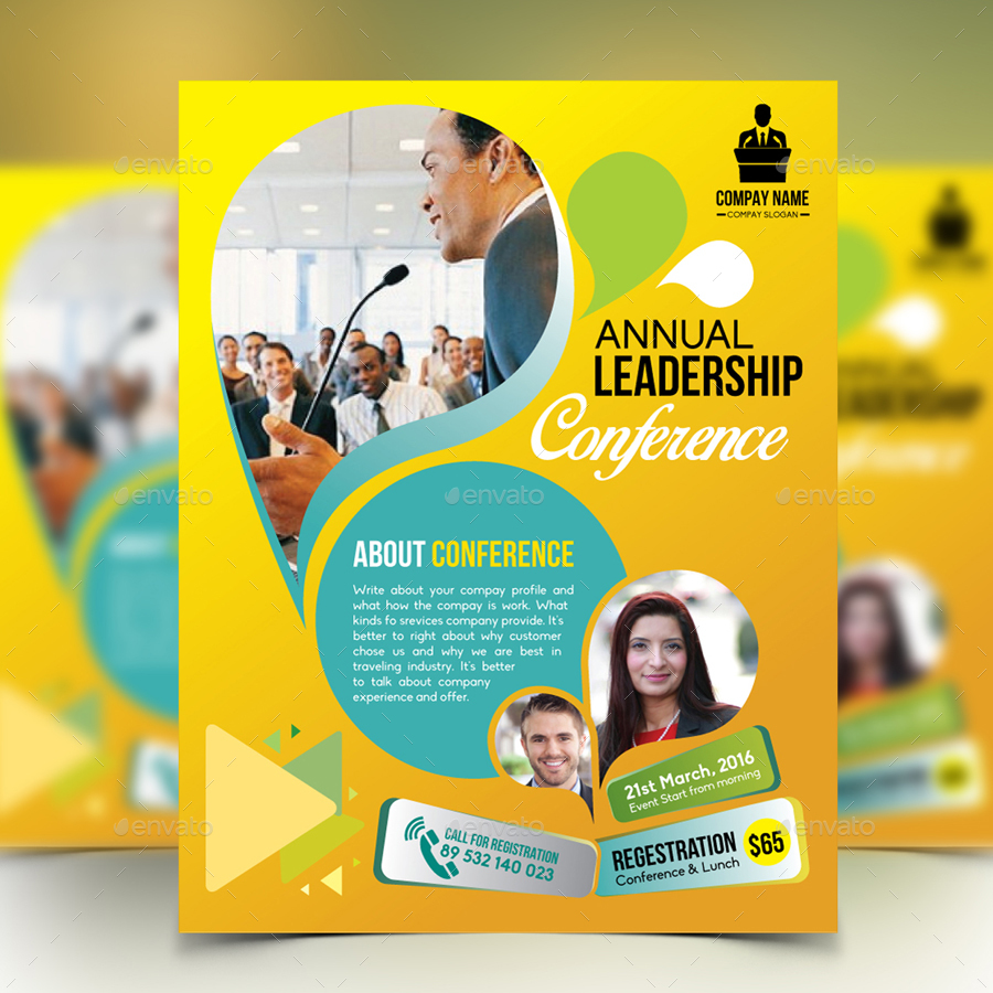 Conference Flyer, Print Templates | GraphicRiver