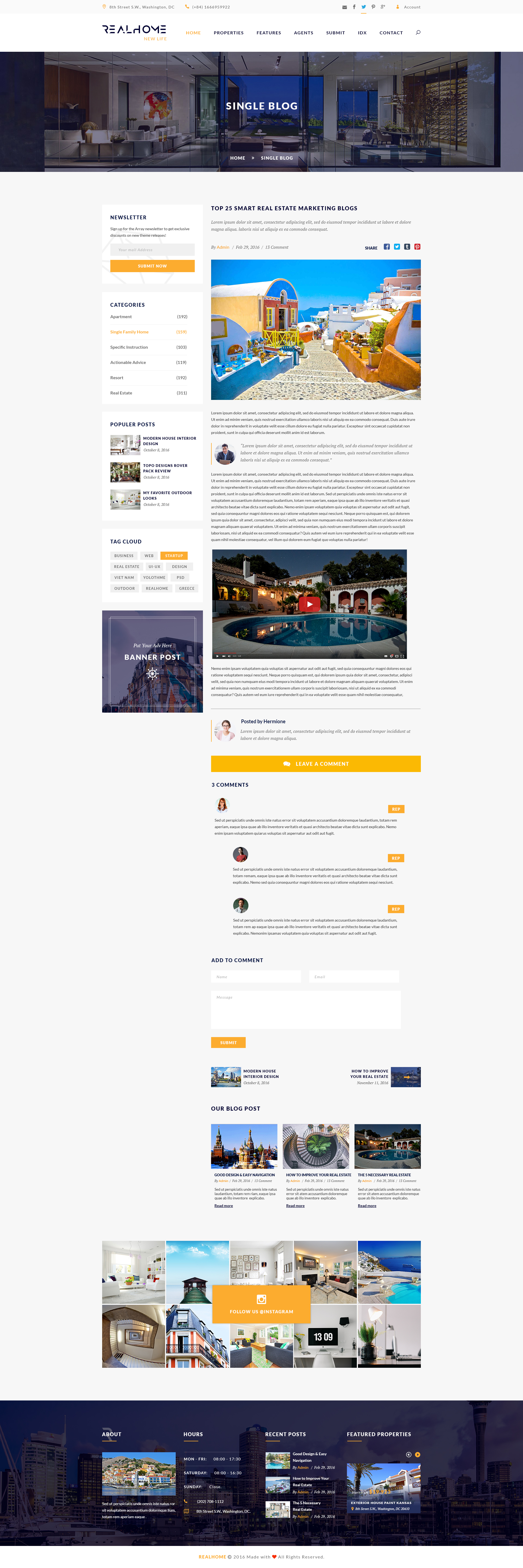 RealHome - Versatile Real Estate PSD Template by parasyteartx | ThemeForest