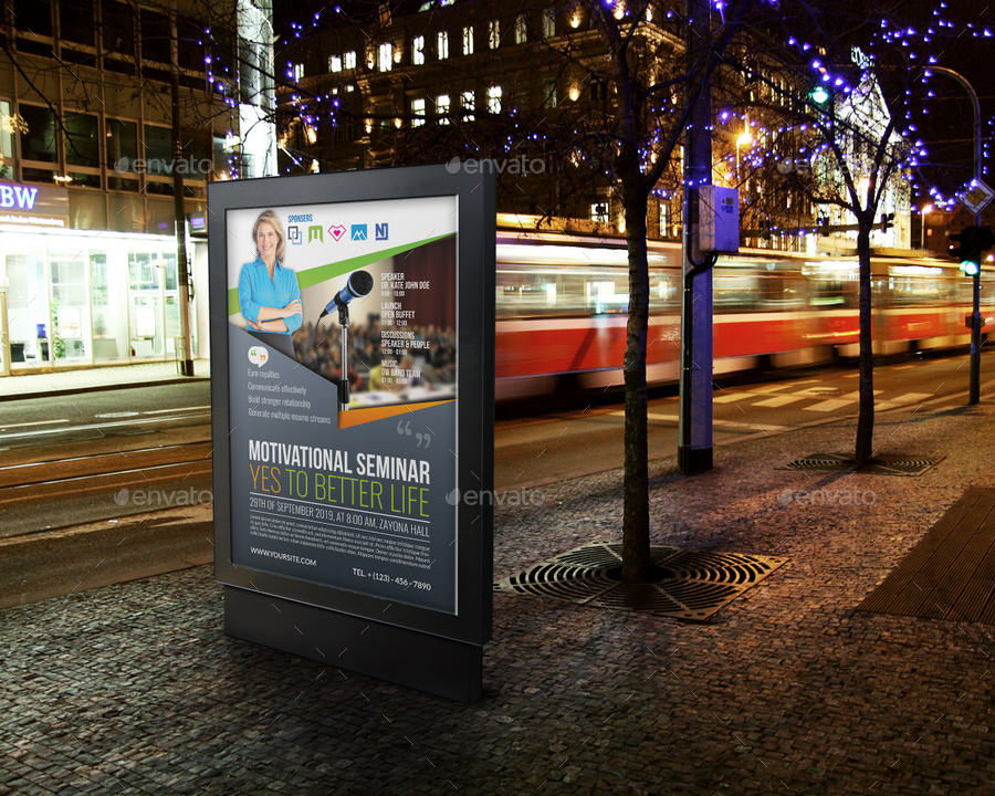 Seminar Poster Template, Print Templates | GraphicRiver