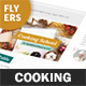 Cooking School Flyers 2 - 4 Options, Print Templates | GraphicRiver