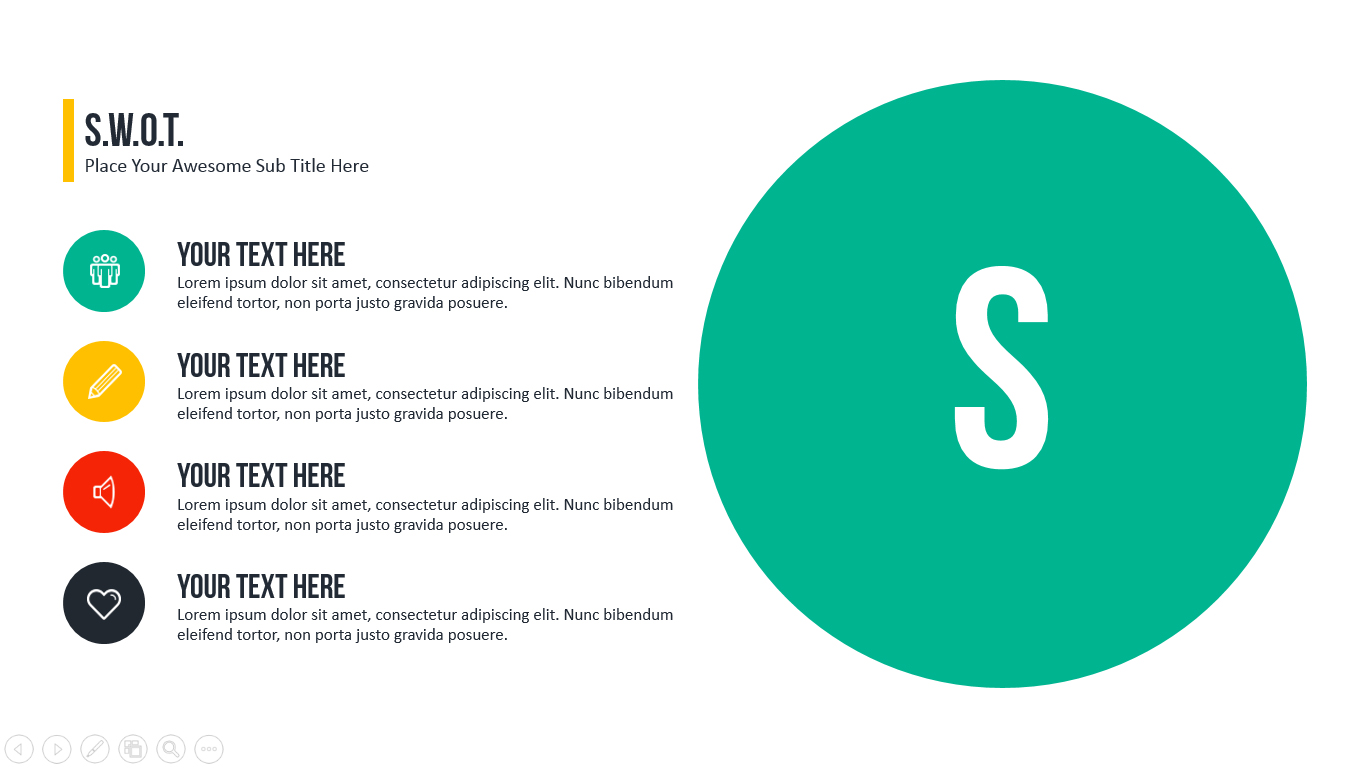 Business One Powerpoint Presentation Template, Presentation Templates