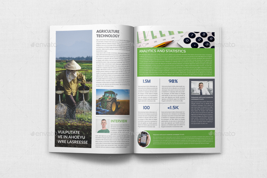 Multipurpose Newsletter - 12 Pages, Print Templates | GraphicRiver