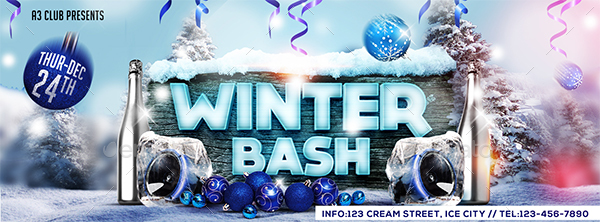 Winter Flyer Bundle, Print Templates | GraphicRiver