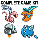 Flying Characters Game Kit - Sprites, Backgrounds, Tilesets, User ...