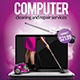 Computer Services Flyer, Print Templates | GraphicRiver