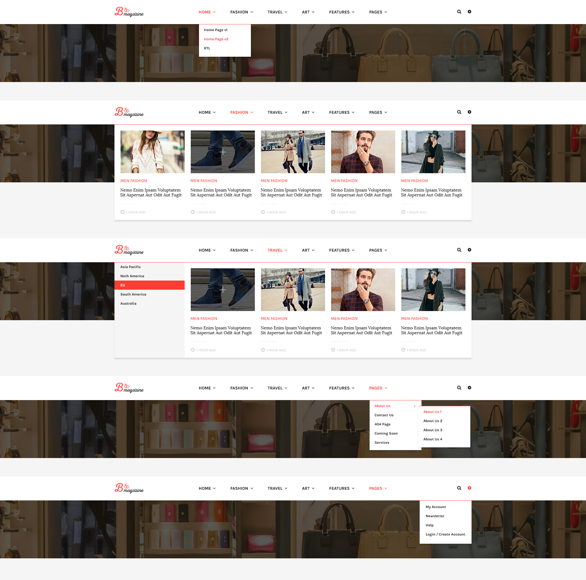 Bmag Mega Blog/Magazine PSD Template by HT_Team | ThemeForest
