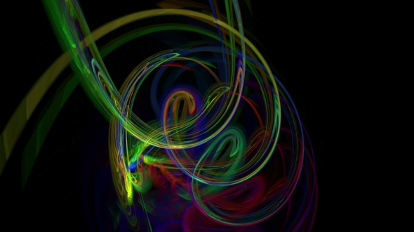 Colorful Curves Abstract Loop Motion Background, Motion Graphics ...