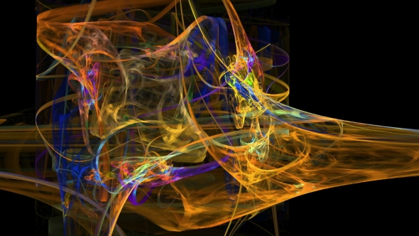 Colorful Curves Abstract Loop Motion Background, Motion Graphics ...