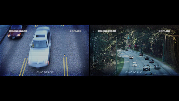 CCTV Road Cameras Color (2-Pack), Stock Footage | VideoHive