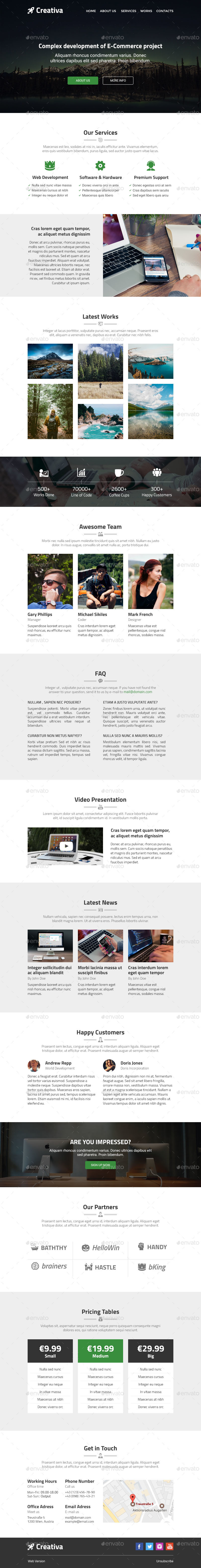 Creativa - Multipurpose Email Template, Web Elements | GraphicRiver