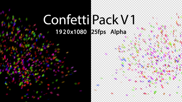 Confetti Pack V1, Motion Graphics | VideoHive
