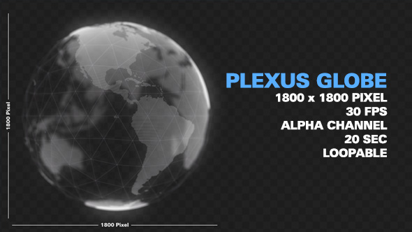 Plexus Globe, Motion Graphics | VideoHive