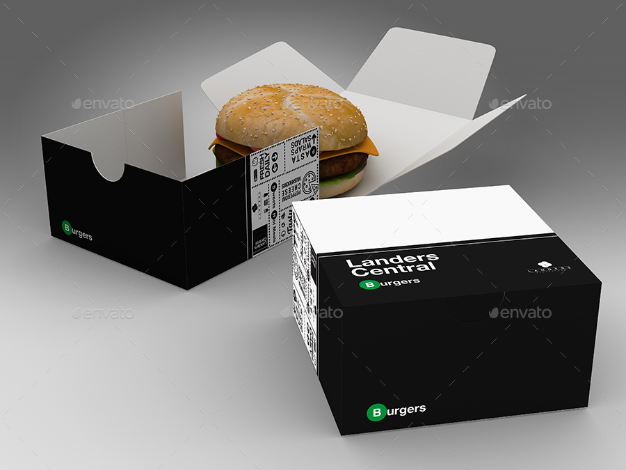 Fast Food Boxes Vol.8:Take Out Packaging Mock Ups by ina717 | GraphicRiver